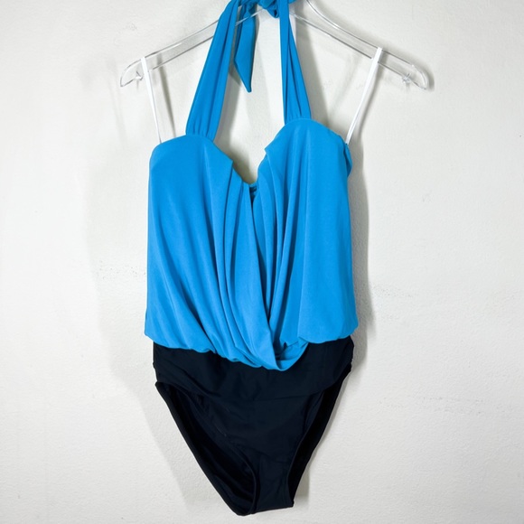 Magicsuit | Swim | Magicsuit Swimwear Underwireolivia Colorblock Halter ...